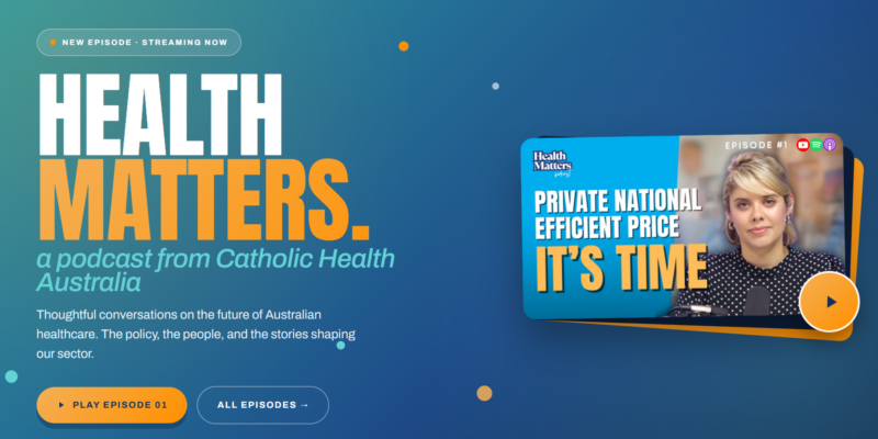 Catholic Health Australia launches new podcast on health and aged care ...